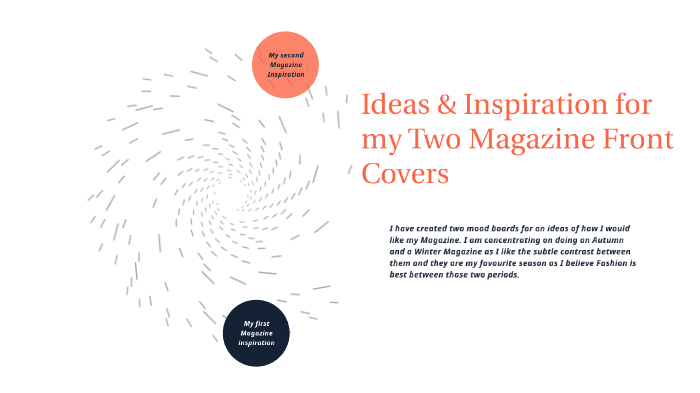 Ideas and Inspiration for my Two Magazine Front Covers by sarah gaffar ...