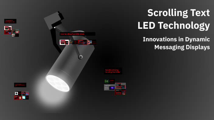 Scrolling Text LED Technology by Harshal Upadhye on Prezi