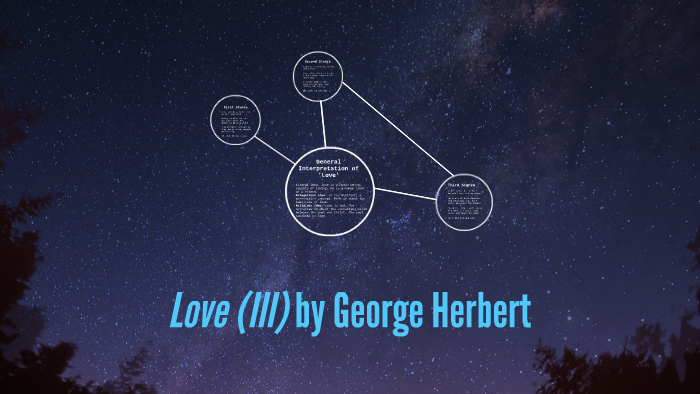 Love (III) by George Herbert by Estela Westphalen on Prezi