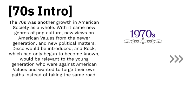 70s Project by Daniel Bobrowski on Prezi