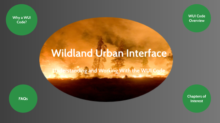 Wildland Urban Interface by Cory Moser on Prezi