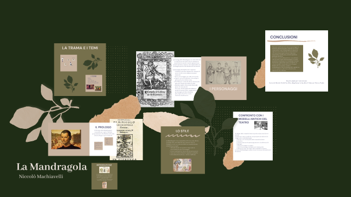 La Mandragola-Niccolò Machiavelli by Alice De Milito on Prezi