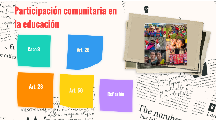 Caso 3 Participación comunitaria en la educación by GRACE JANETH ...