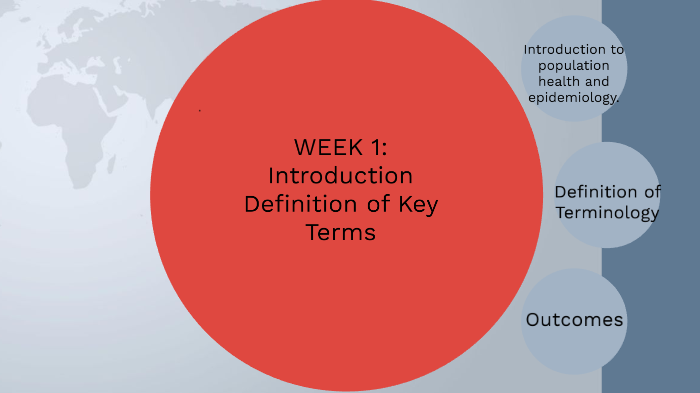 Epidemiology and Population Health Concept Map by Blessing Matthews on ...