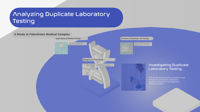 Analysis of Duplicated Laboratory Testing by HIBA SHEIBAT on Prezi