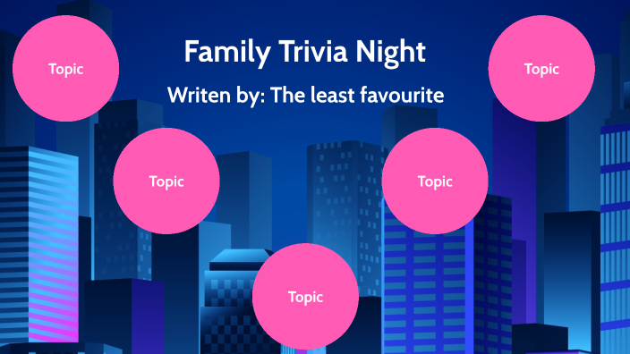 Family Trivia Night by ryan0581 ryan0581 on Prezi
