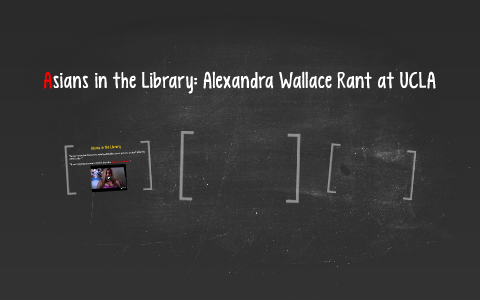 Asians in the Library: Alexandra Wallace Rant at UCLA by HyeSoo Kim