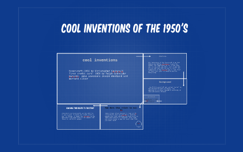 cool inventions of the 1950's by Elias Anastopoulos