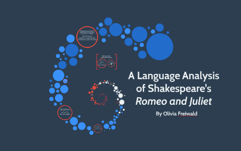 A Language Analysis of Shakespeare's Romeo and Juliet by Olivia ...