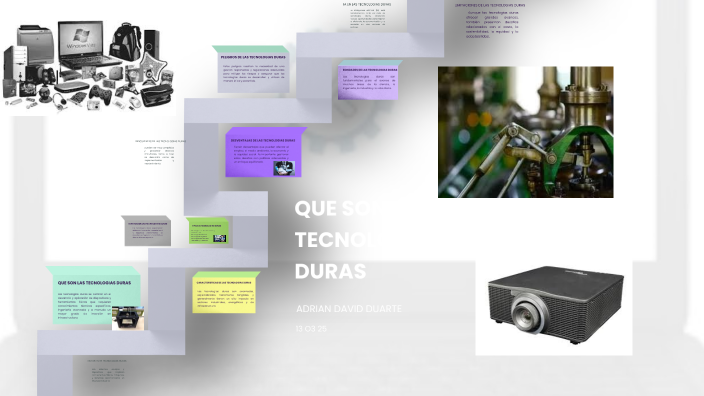 QUE SON LAS TECNOLOGIAS DURAS by adrian duarte duarte on Prezi