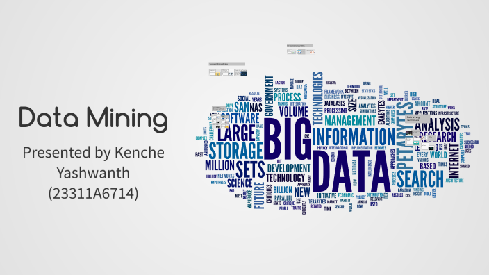 Data Mining by 23311A6714 (A) Yashwanth on Prezi