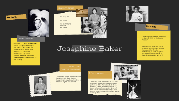 Josephine Baker by Alexandria Carries on Prezi