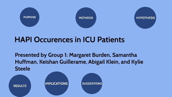 HAPI Occurences in ICU Patients by abigail Klein on Prezi