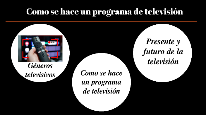 Como se hace un programa de televisión by Jorge Martin Baraja on Prezi