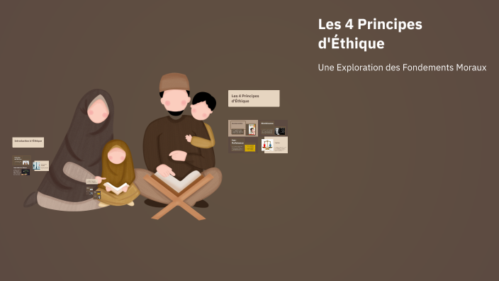 Les 4 Principes d'Éthique dans le domaine sanitaire by Halima EL MAQASS ...