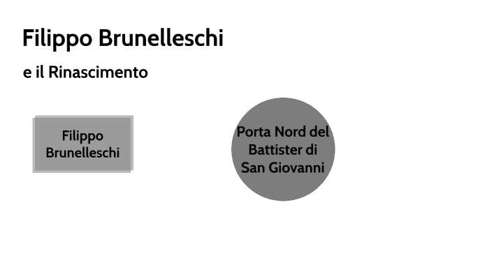 Filippo Brunelleschi by Alessandro Fischetti on Prezi