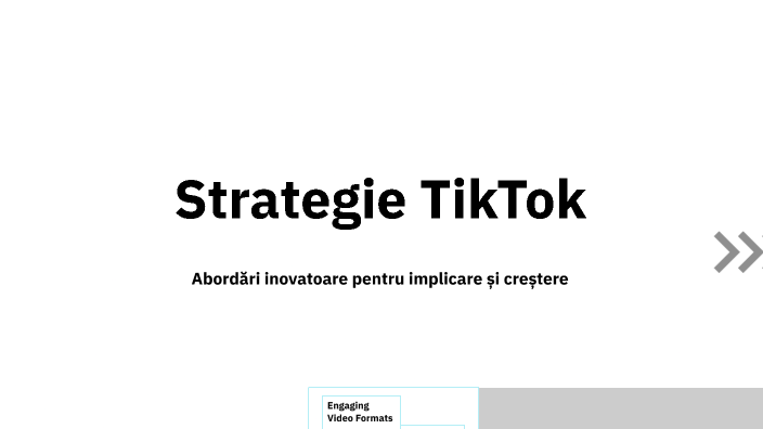 TikTok Strategy by David Lupu on Prezi