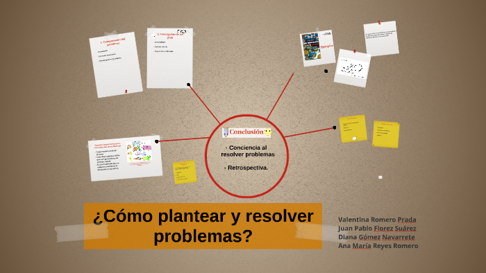 ¿Cómo plantear y resolver problemas? by Valentina Romero on Prezi