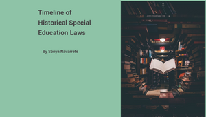 Timeline of Special Education Laws by Sonya Shay on Prezi Design