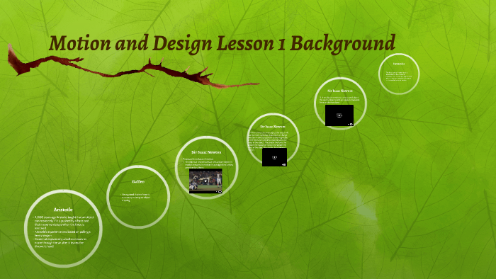 Motion and Design Lesson 1 Background by Ashley Rochefort on Prezi
