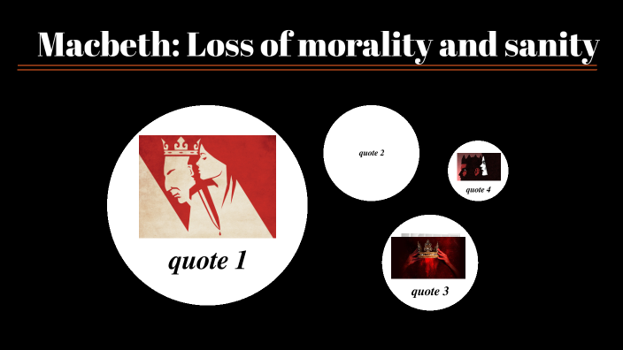 Macbeth - How is he characterised as having lost his morality and ...