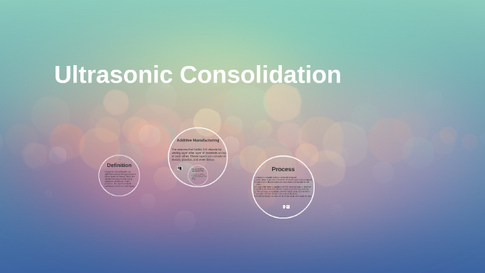 Ultrasonic Consolidation by Reagan Woitowitz on Prezi