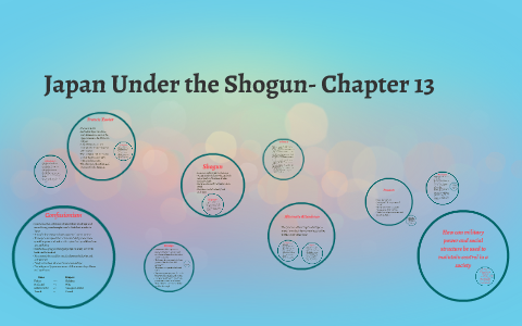 Japan Under the Shogun- Chapter 13 by Kimberly Main on Prezi