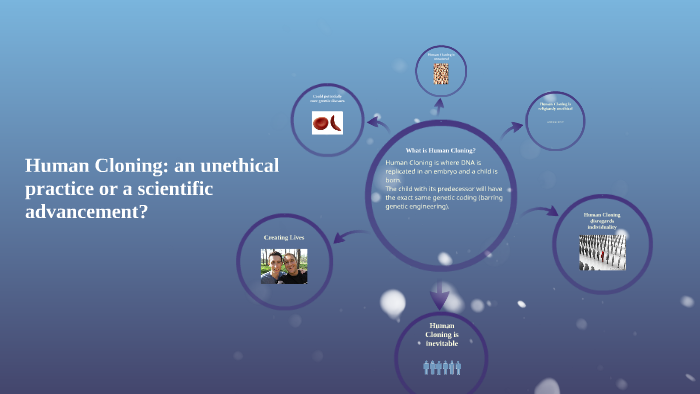 Human Cloning: an unethical practice or a scientific advance by Anthony ...