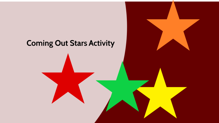 Coming Out Stars Activity by Stephanie Green on Prezi