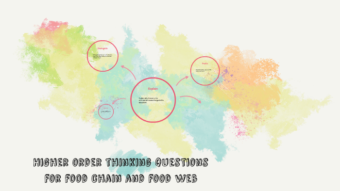 Higher order thinking questions for food chain and food web by Tasha ...