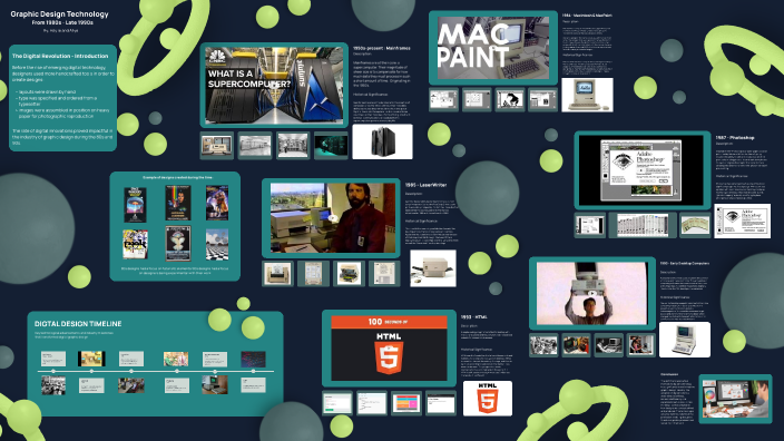 History of Graphic Design - Technology Timeline 1980s-1990s by Haylie ...