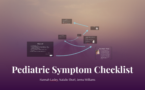 Pediatric Symptom Checklist by Jenna Williams