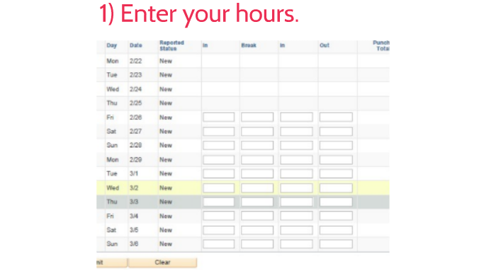 Timesheet Tutorial by Cindy Boe