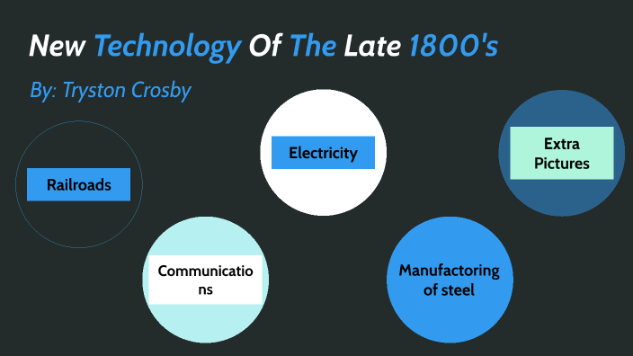 New Technology of the Late 1800's by Tryston Crosby on Prezi