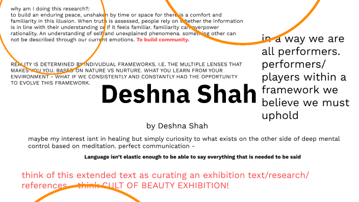 all extended text thoughts by Deshna Shah on Prezi