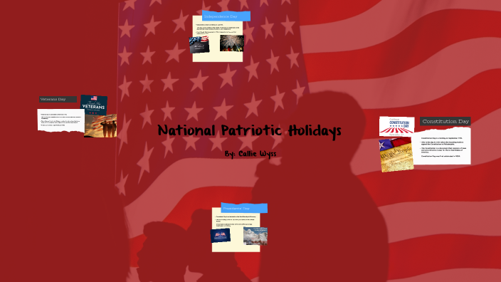 National Patriotic Holidays by Callie Wyss on Prezi