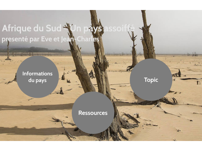 Afrique du Sud - Un pays assoiffé by Jean-Charles Hubin on Prezi