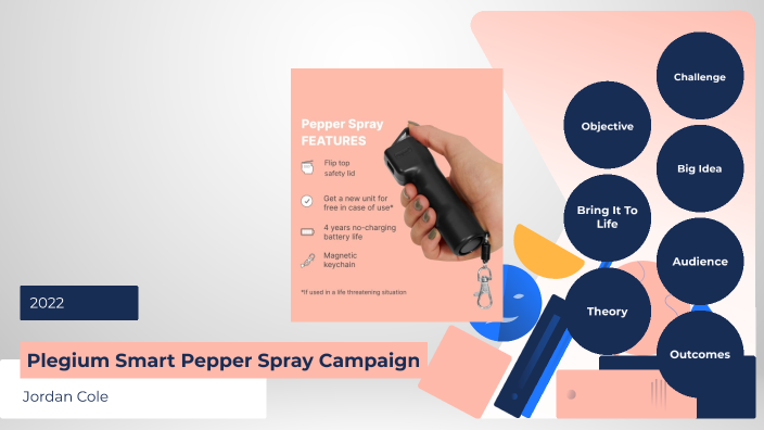 Plegium Smart Pepper Spray Campaign by Jordan Cole on Prezi