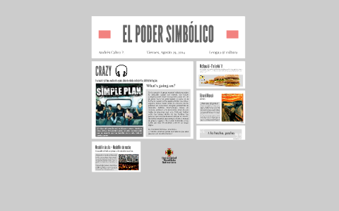 El poder simbólico y la metáfora by Catherynn Restrepo on Prezi