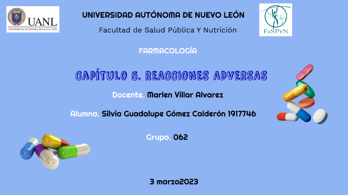 Reacciones adversas_Farmacología by Silvia Gómez on Prezi