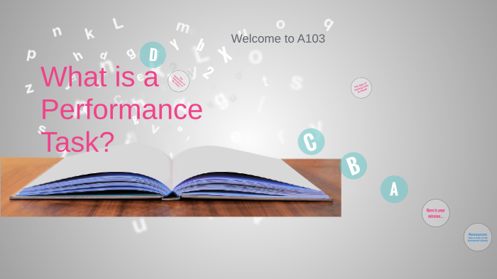 Performance Task Assessments by Susan Anderson on Prezi