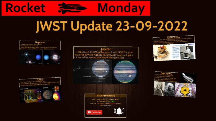 JWST Update 23-09-2022 by Anupam Vipul on Prezi