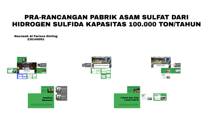 PRA-RANCANGAN PABRIK ASAM SULFAT DARI HIDROGEN SULFIDA by Naczwah Al ...