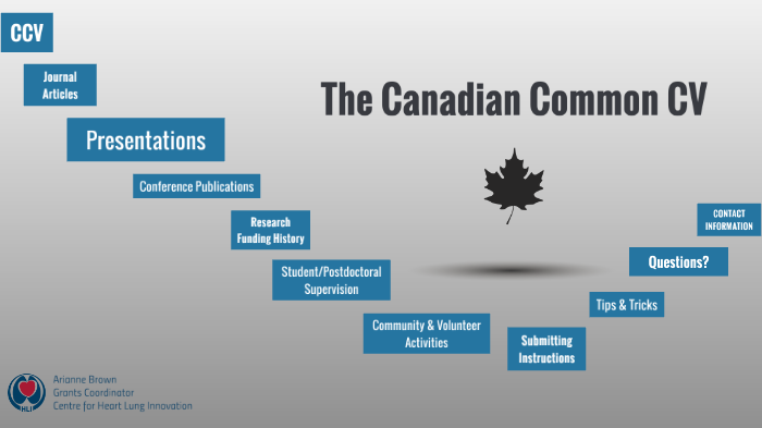 Canadian Common CV by Arianne Brown on Prezi