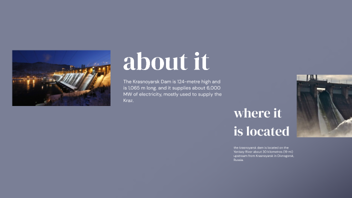 Dams on the environment and landforms by Athena Farrell on Prezi