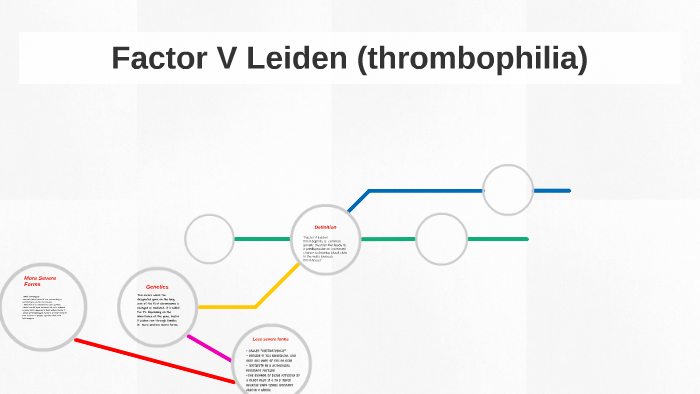 Factor V Leiden (thrombophilia) by Emily Matson on Prezi