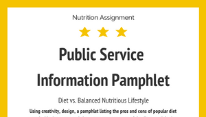 Nutrition Pamphlet Assignment by Laura Tober on Prezi Design