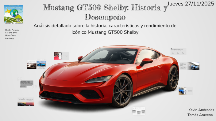 Mustang GT500 Shelby: Historia y Desempeño by kevin andrades on Prezi