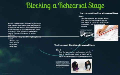 Blocking a Rehearsal Stage by Christina Price on Prezi