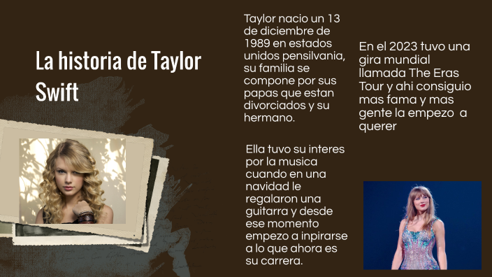 La historia de Taylor Swift by Coral Espinoza on Prezi